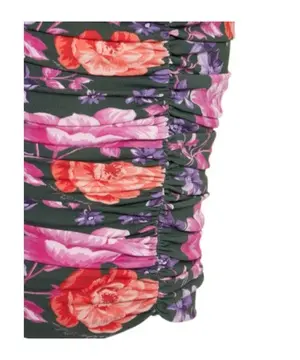 Magda Butrym Exclusive Print Ruched Mini Dress