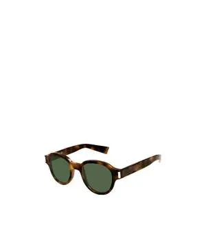 Saint Laurent Wayfarer Frame Sunglasses - Green