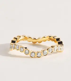Sophie Bille Brahe Gold And Diamond Dentelle De Diamant Ring - Yellow