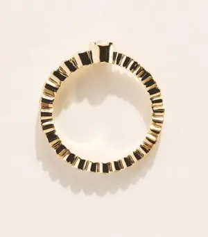 Sophie Bille Brahe Gold And Diamond Ensemble Fiancé Ring