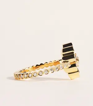 Sophie Bille Brahe Gold And Diamond Classic Ring