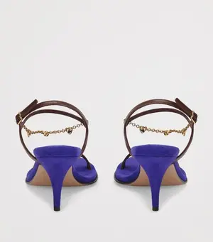Chloé Suede Zia Heeled Sandals 80