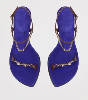 Chloé Suede Zia Heeled Sandals 80