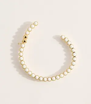 L'ATELIER NAWBAR Small Yellow Diamond And Enamel Atoms Bangle