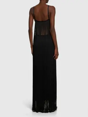 Alexander Wang Tassel Mesh Dress