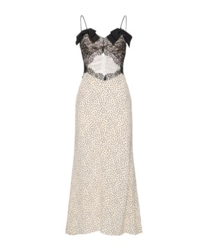 Alessandra Rich Printed Lace Dress