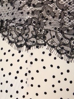 Alessandra Rich Printed Lace Dress