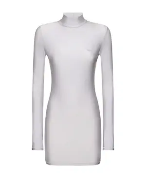 Coperni High-necked Long-sleeved Mini Dress