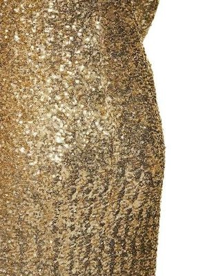 Michael Kors Sequined Pendant Mid-length Dress