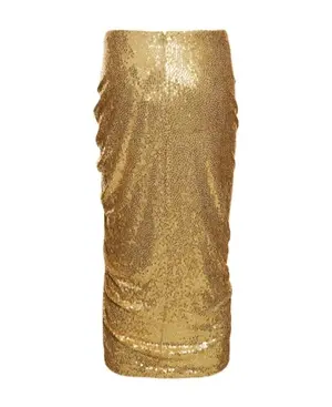 Michael Kors Sequin-wrapped Mid-length Skirt