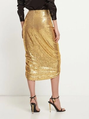 Michael Kors Sequin-wrapped Mid-length Skirt