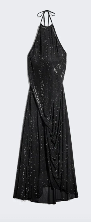 Versace Embroidered Silk Stretch Chiffon Long Dress - Black
