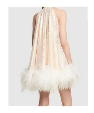 16Arlington Sequined Feather Dress