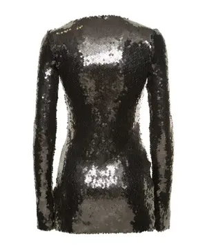16Arlington Sequined Long-sleeved Dress