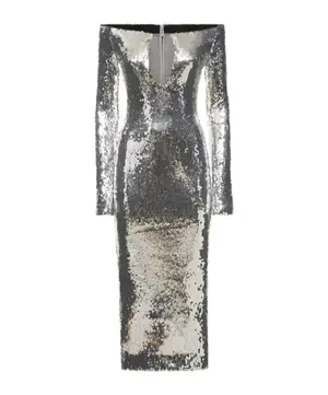 16Arlington Sequined Tie-up Dress