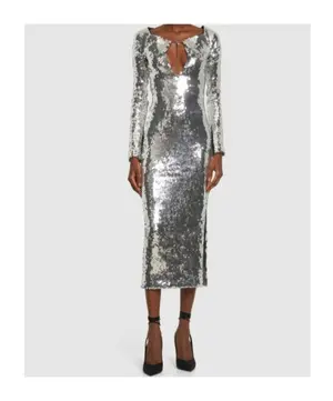 16Arlington Sequined Tie-up Dress