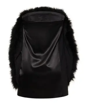 16Arlington Feather-trimmed Dress