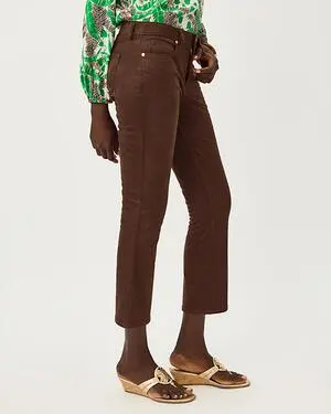 Lilly Pulitzer® 28" Annet Crop Flare Knit Microsuede Pant