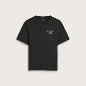 END. Worn Established T-shirt - Cinder Black