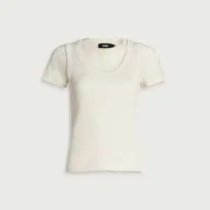 END. 2 In 1 Baby T-shirt - Ecru