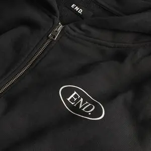 END. Underline Zip Hoodie