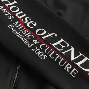 END. Underline Zip Hoodie