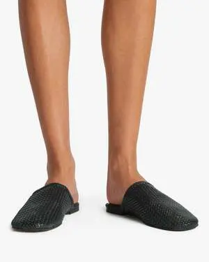 JUDE Floor Slide Woven Leather