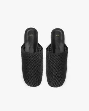 JUDE Floor Slide Woven Leather