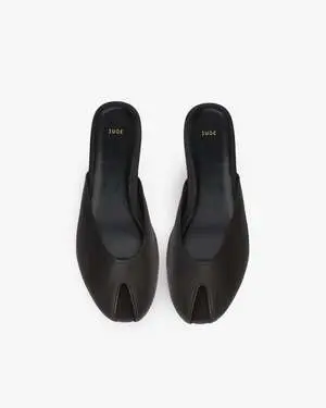 JUDE Date Flat Espresso Leather - Brown