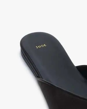 JUDE Date Flat Espresso Leather - Brown