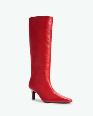 JUDE Cave Knee Boot In Leather