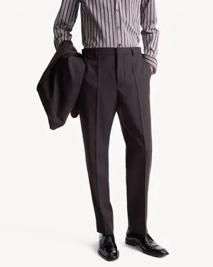 Saint Laurent Slim-fit Pants In Wool