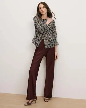 VERONICA BEARD Braddock Wide-Leg Pant