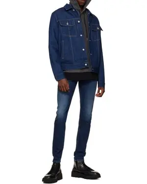 DIESEL® Logo-patch Long-sleeved Hoodie