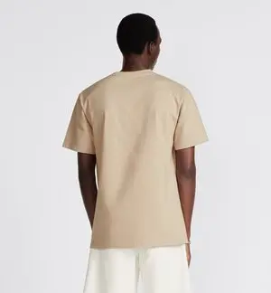 Dior Logo Embroidered Crewneck T-shirt