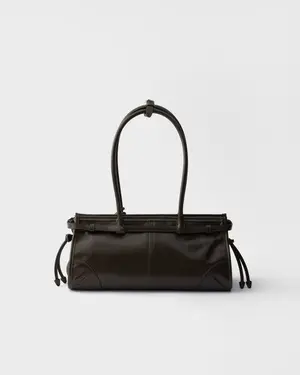 Prada Bonnie Medium Leather Bag - Forest