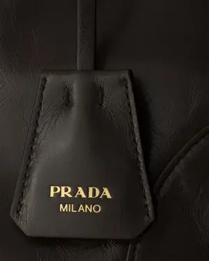 Prada Bonnie Medium Leather Bag - Forest