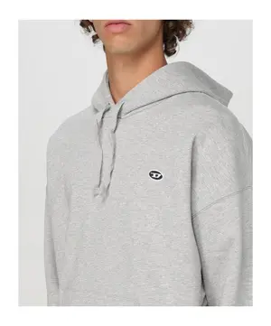 DIESEL® Logo Embroidered Drawstring Hoodie