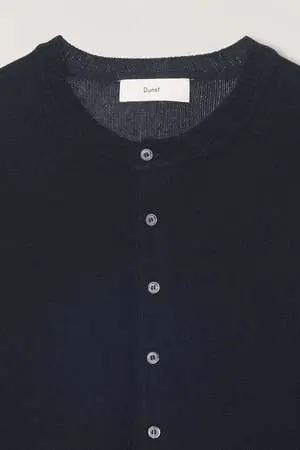 DUNST Crewneck Button-up Cardigan