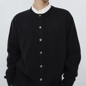 DUNST Crewneck Button-up Cardigan