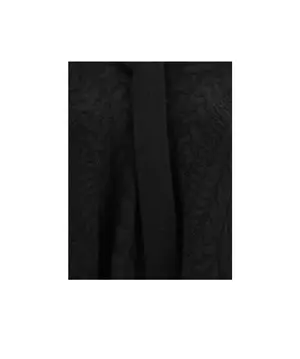 Ermanno Scervino Cable-knit Tie-front Cape