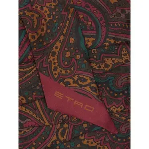 Etro Pointed-tip Silk Scarf