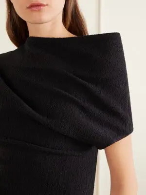 TOTEME One-shoulder Top - Black