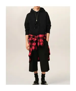 AMI Paris Cotton Hoodie With Embossed De Coeur