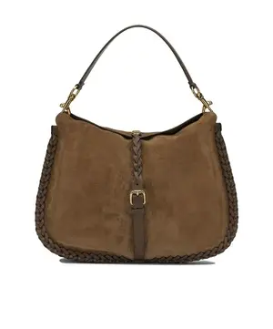 Etro Pony Large Braided Shoulder Bag - Brown
