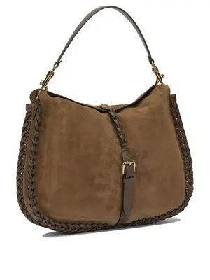 Etro Pony Large Braided Shoulder Bag