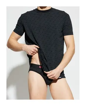Dsquared2 Short-sleeved T-shirt And Two-piece Set Of Briefs