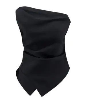 RÓHE Asymmetric Viscose-blend Top