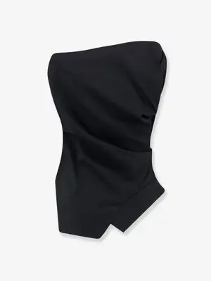 RÓHE Asymmetric Viscose-blend Top