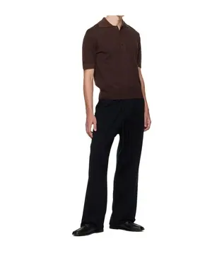 ENTIRE STUDIOS Button-front Short-sleeve Polo Shirt